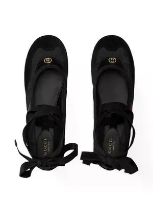 Gucci Ballet Flats With Ribbon Fastening