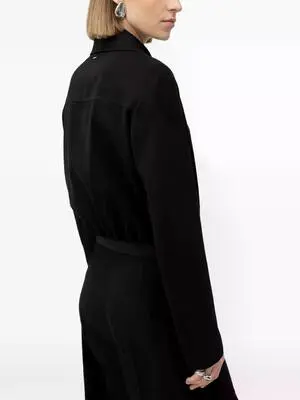 BOSS Zip-up Jacket In Crepe Fabric