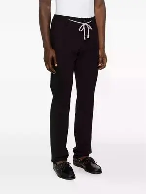 Eleventy Drawstring Trousers - Black