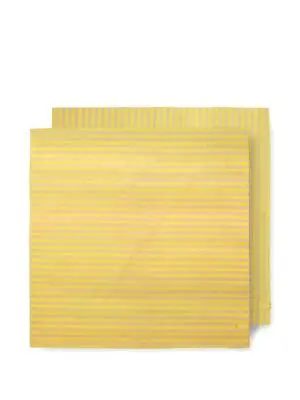 PIP STUDIO Striped Napkins - Yellow