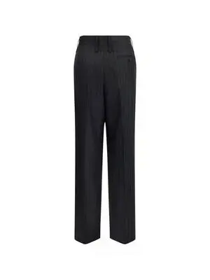FERRAGAMO Pinstripe Wool Trousers