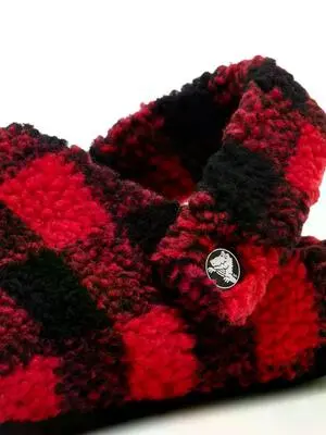 CROCS Checked Slippers - Red