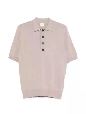 Eleventy Fine-knit Polo Shirt