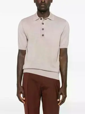 Eleventy Fine-knit Polo Shirt