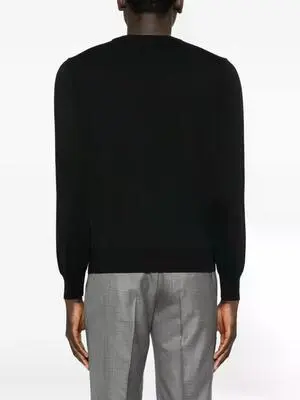 Canali Knitted Sweater - Black