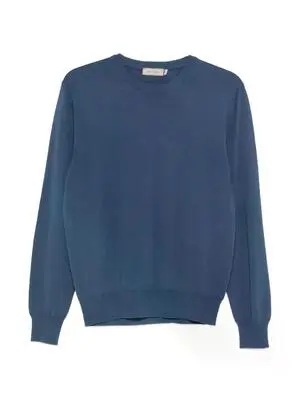 Canali Crew-neck Sweater - Blue
