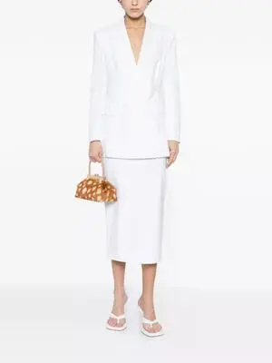 Max Mara Pagella Double-breasted Blazer - White