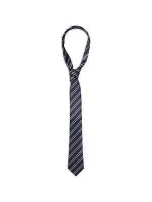 TOM FORD Striped Neck Tie - Blue