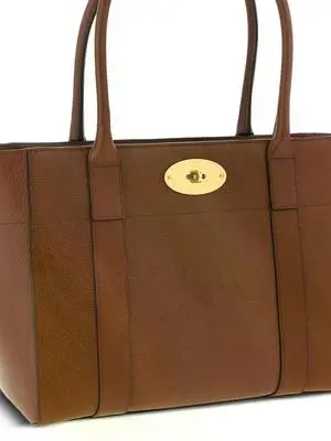 Mulberry Leather Tote Bag