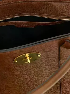 Mulberry Leather Tote Bag