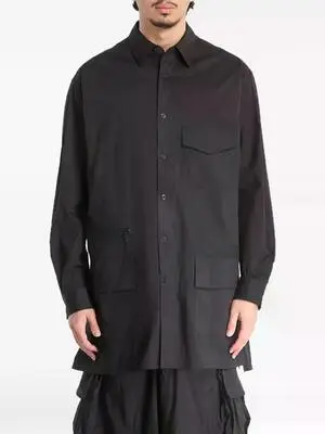 Y3 Utility Shirt Jacket - Black