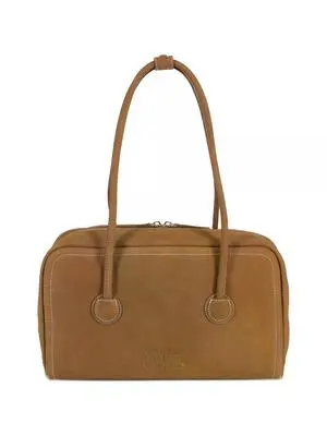 MARGESHERWOOD Logo Shoulder Bag - Neutrals