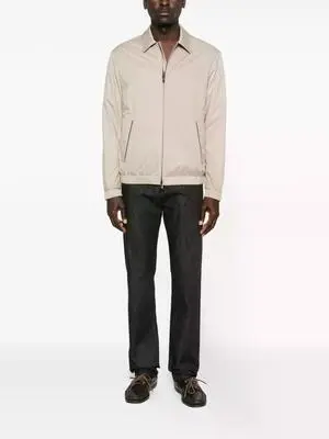 Canali Zip-up Jacket - Neutrals