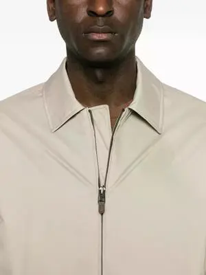 Canali Zip-up Jacket - Neutrals