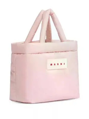 Marni Padded Logo-patch Tote Bag