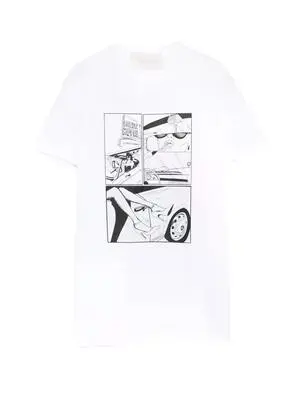 CIRCUS HOTEL Graphic-print T-shirt - White