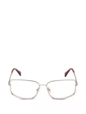 Max Mara Rectangle Frame Eyeglasses - Silver