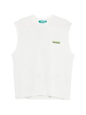 BARROW Logo-print Tank Top - White