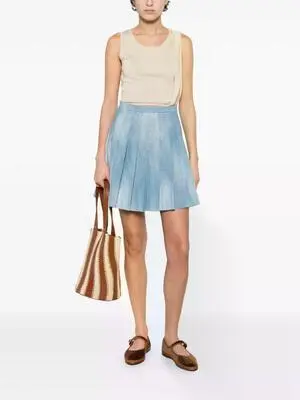 Ermanno Scervino Pleated Mini Skirt