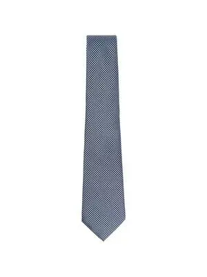Giorgio Armani Printed Neck Tie - Blue