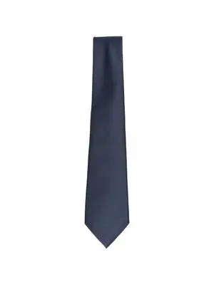 Giorgio Armani Textured Neck Tie - Blue