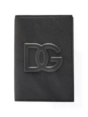 Dolce & Gabbana Dg Logo Passport Wallet - Grey