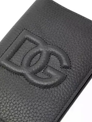 Dolce & Gabbana Dg Logo Passport Wallet - Grey