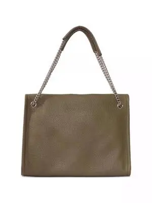 ORTIGNI Leather Shoulder Bag - Green