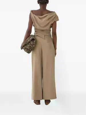 ELEH Belted Pleated Trousers