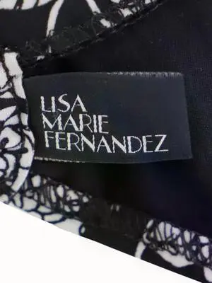 Lisa Marie Fernandez Floral Print One Shoulder Bikini