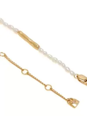 ASTRID & MIYU Molten Pearl Necklace