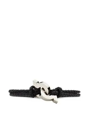 FERRAGAMO Gancini Intertwined Bracelet - Silver
