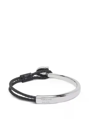 FERRAGAMO Logo Closure Bracelet - Silver