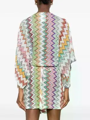 Missoni Zigzag-pattern Blouse - White