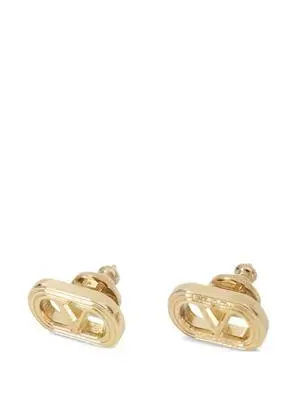 Valentino Garavani Logo Stud Earrings - Gold