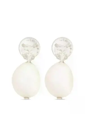 SIMONE ROCHA Pearl Crystal Stud Earrings