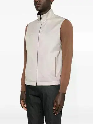 Canali Zip-up Gilet
