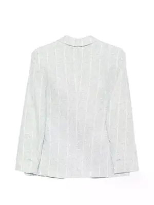 Eleventy Striped Linen Blazer