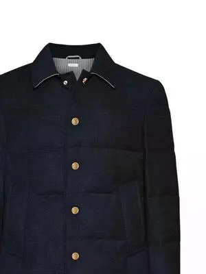 Thom Browne Buttoned Padded Coat