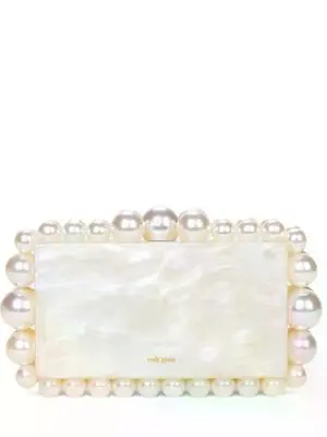 Cult Gaia Eos Box Clutch - Neutrals