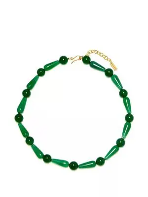 Completedworks Beaded Chain Necklace - Green