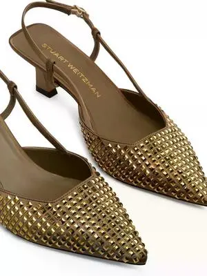 STUART WEITZMAN Vinnie Radiant Slingback Pumps