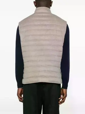 Brunello Cucinelli Padded Cashmere Flannel Vest