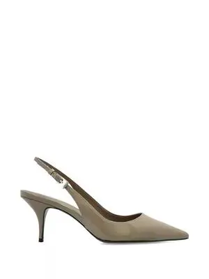 BLACK SUEDE STUDIO Branca Pointed-toe Heeled Pumps - Neutrals