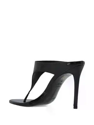 BLACK SUEDE STUDIO Laurel Leather High Heel Sandals