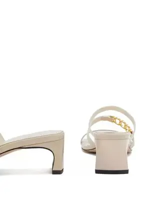 ODISSI Juliet Chain-detail Sandals - Neutrals