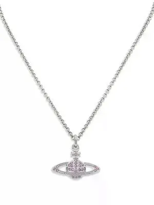 VIVIENNE WESTWOOD Mini Bas Relief Pendant Necklace - Silver