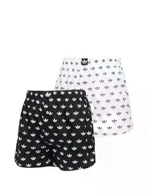 Adidas Patterned Boxers - Black