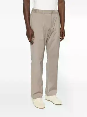Herno Elasticated Pleated Trousers - Neutrals