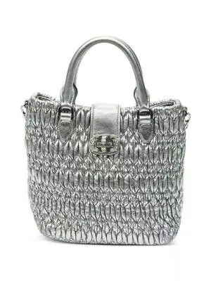 Miu Miu Logo-detail Tote Bag